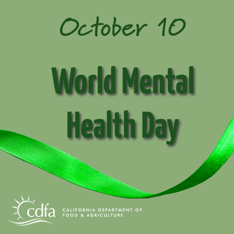 October 10 – World Mental Health Day – CDFA's Planting Seeds BlogCDFA's ...