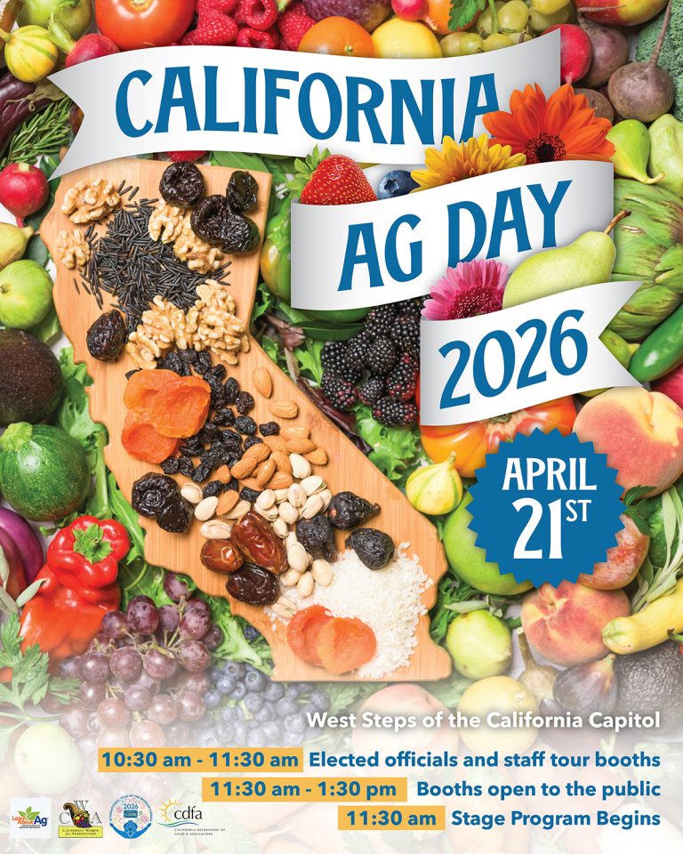 California Agriculture Day is Tomorrow, April 21 - Rain or Shine ...